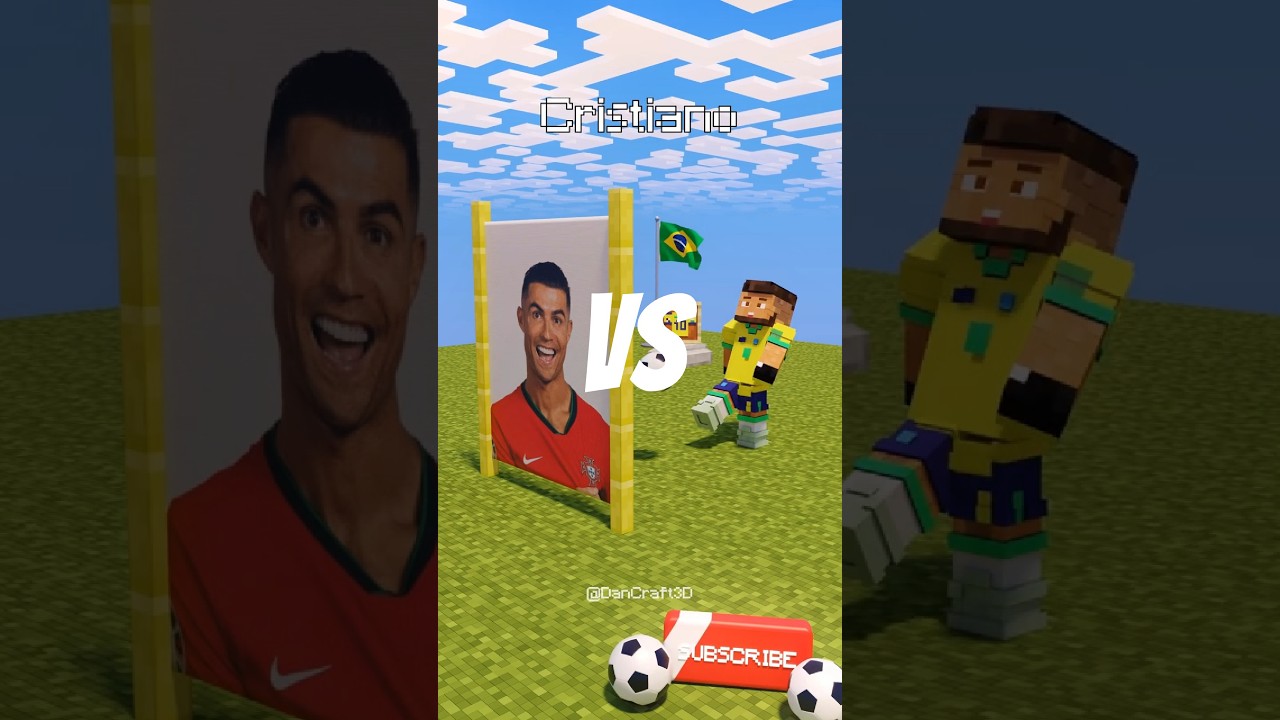 Neymar WHY you did THIS to Cristiano in Minecraft… 🤯