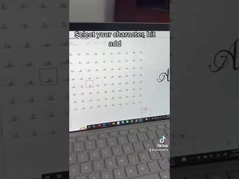 How to use font special characters in Cricut Design Space #shortsvideo #shorts