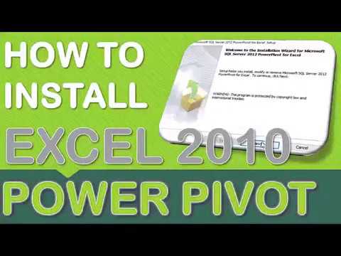 Install Excel 2010 Power Pivot | MyExcelOnline