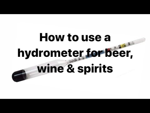 How to use a Hydrometer with Beer, Wine & Spirits