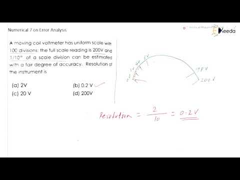 Numerical on Error Analysis (Part 2) - Error Analysis - GATE Electrical and Electronics ...