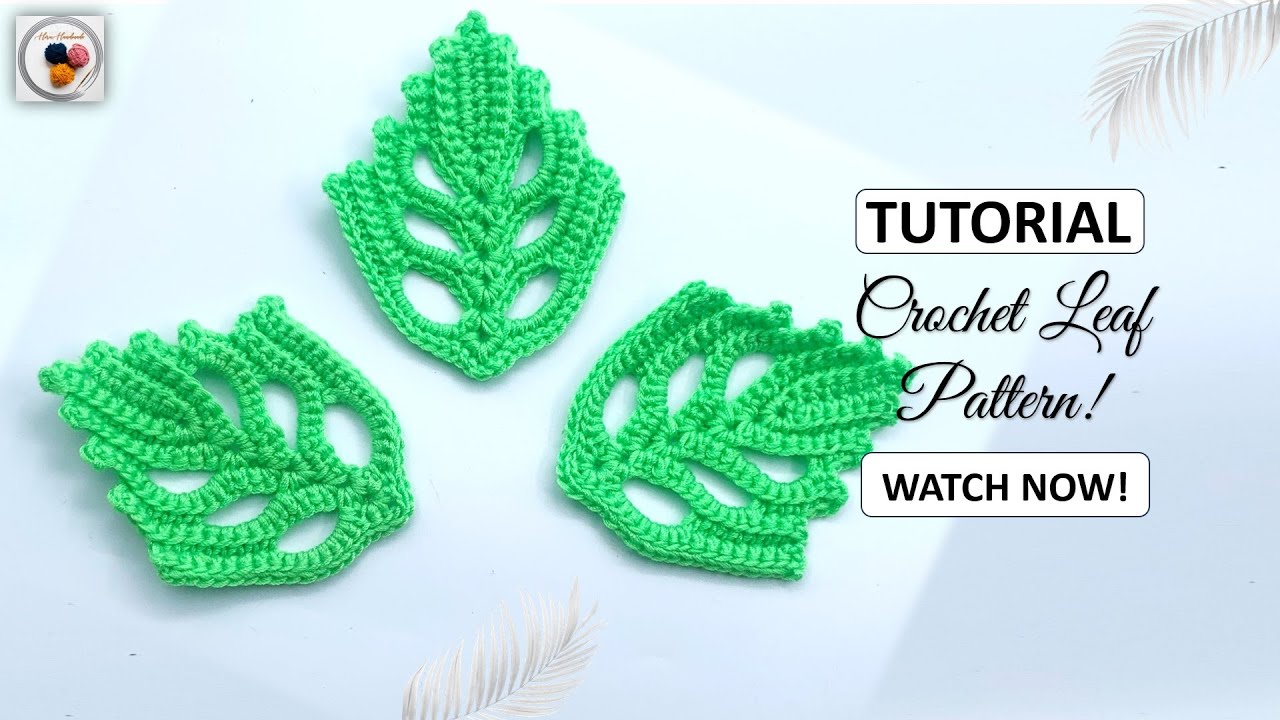 Easy Crochet Leaf Pattern | Step-by-Step Tutorial for Beginners