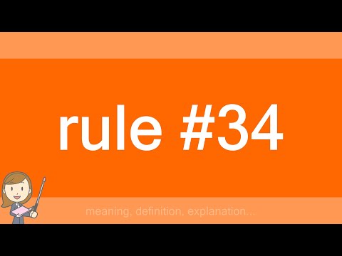 rule #34