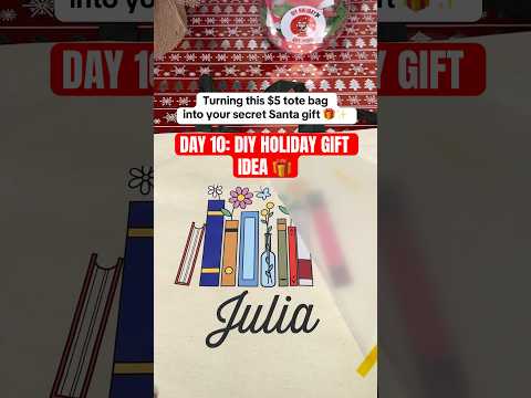DIY DAY 10: Book Club Tote Bag Becomes BEAUTIFUL!
