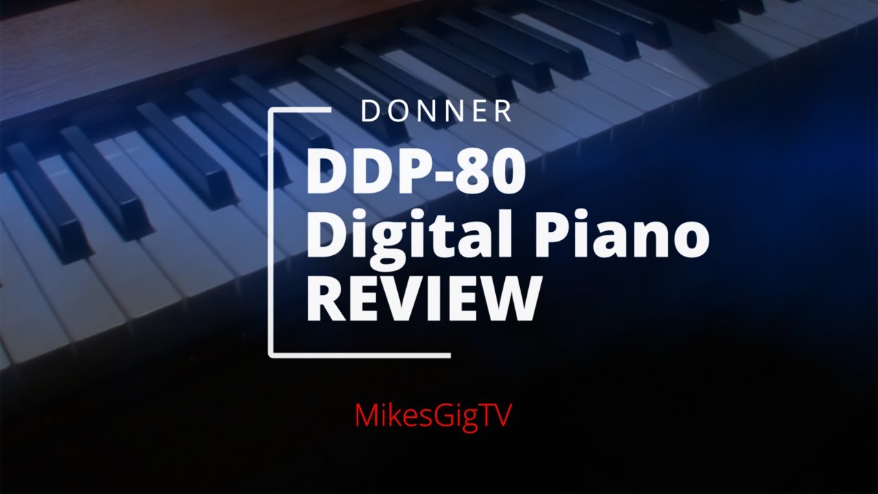Donner DDP-80 Weighted Key Digital Piano Delivers A Grand Sound In A ...