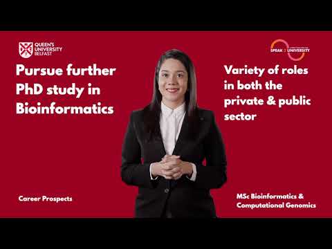 MSc- Bioinformatics & Computational Genomics - Career Prospects - Queen's University Belfast (UK)