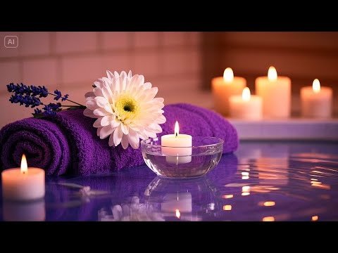 Calming Spa Music 🌿 Relaxing Piano Music, Water sounds, Relaxing music, Sleep music, Meditation