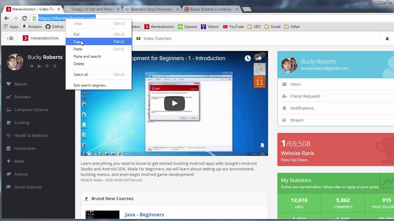 Python Web Crawler Tutorial - 1 - Creating a New Project
