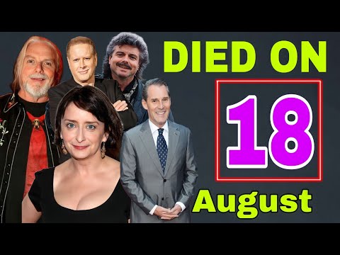 7 Famous People Who Died Today 18th August 2023 | Actors Died today #whodiedtoday