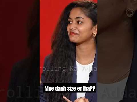 Mee dash Size entha?? Weird question to Ananya Sharma || Tejaswi Madivada Kakamma kathalu Troll
