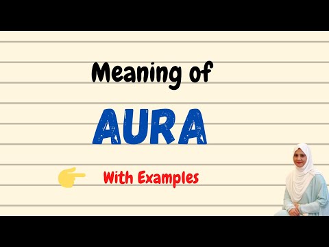 Daily vocabulary | Aura Meaning | Vocabgram
