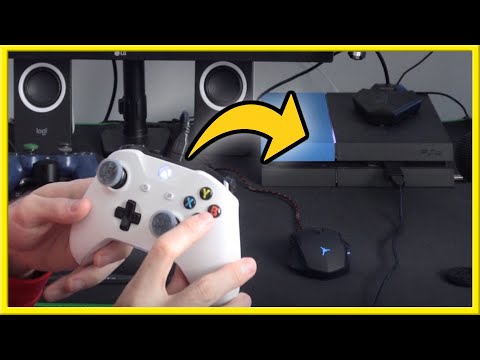How to USE Xbox One Controller on PS4 with NO input LAG (Easy Method!)