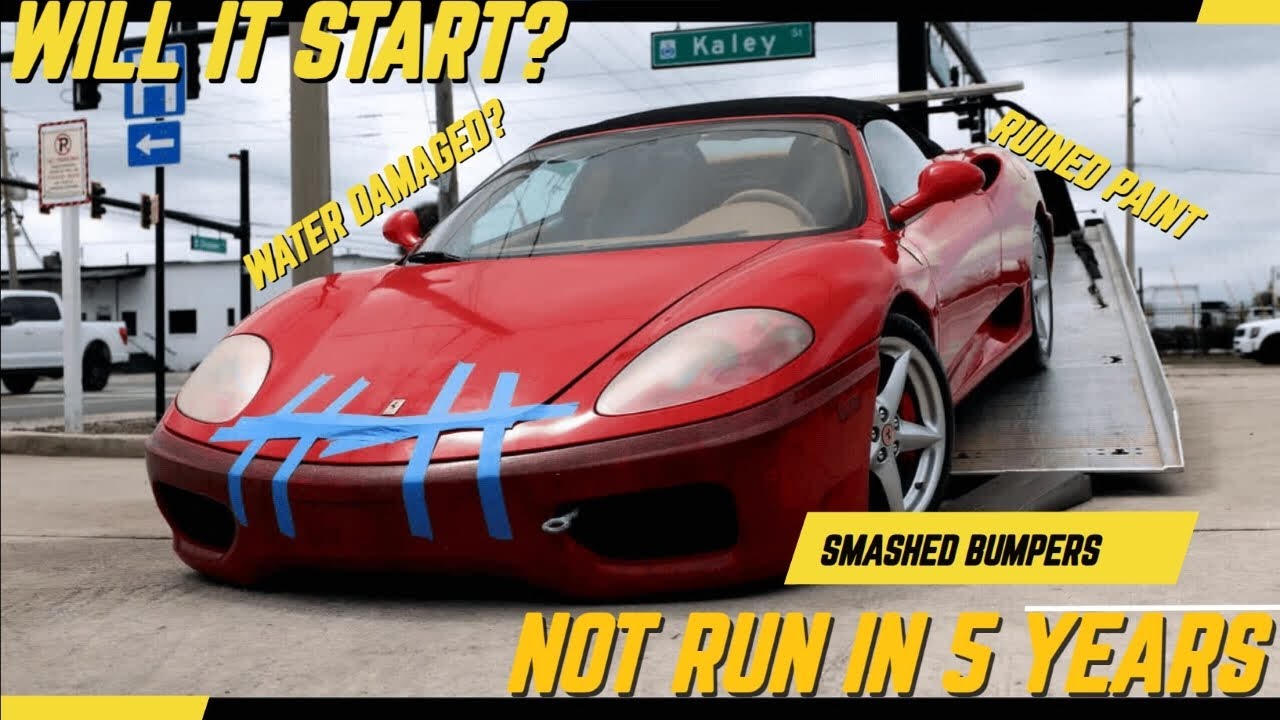 They Bought the Worst Ferrari on the Internet, Car Sat Parked Outside ...