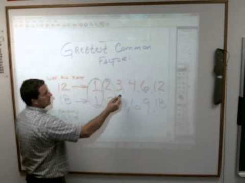 6 Greatest Common Factor 20