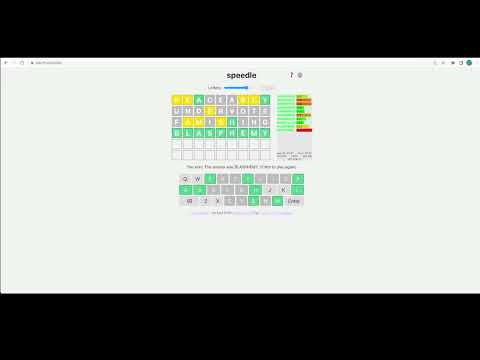 [WR] Wordle 9 Letter 10 Word Speedrun in 52.43