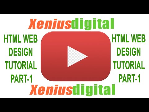 #WebDesignTutorial #W3Schools - HTML Web Design Tutorial Video Part - 1 HTML Introduction