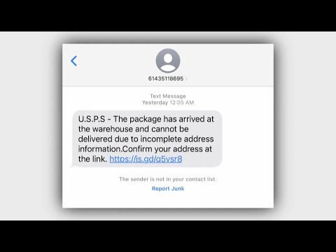 USPS warns of "smishing" text scam