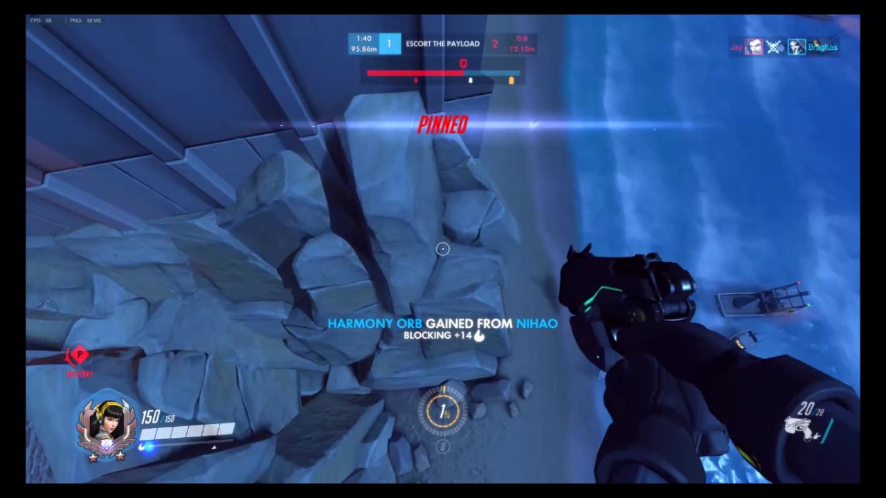 Overwatch - D.Va death bug, wtf