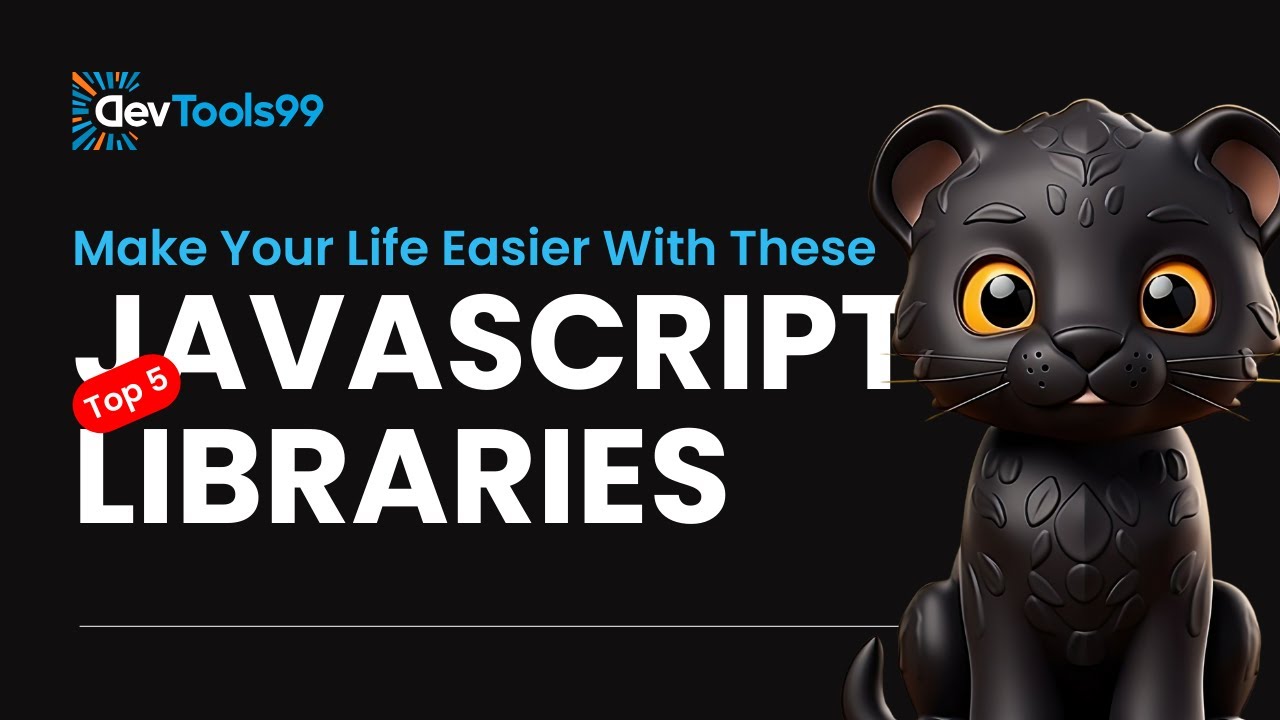 Top 5 JavaScript Libraries to make your life easier #devtools99 #javascript #webdevelopment
