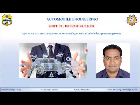 UNIT#1 LH#3 AE DBATU Main Component of Automobile, Articulated Vehicle & Engine arrangements