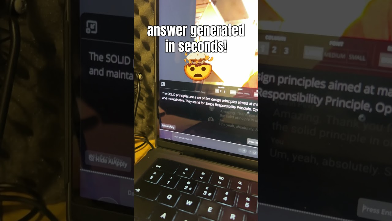 AI Real Time Interview Co-Pilot #interview #chatgpt #aicopilot