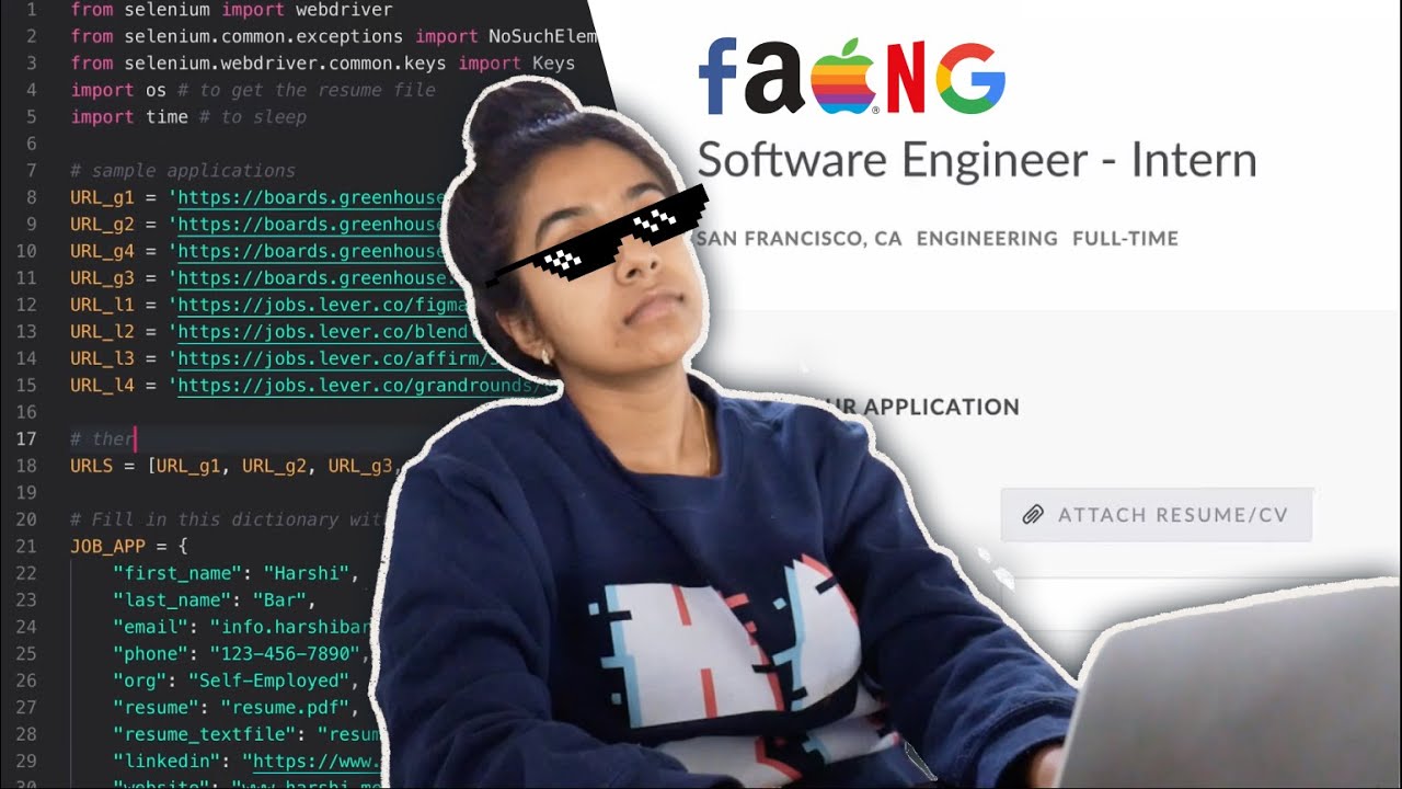 I Built a Python Automation to Apply to 100 Internships At Once 💯