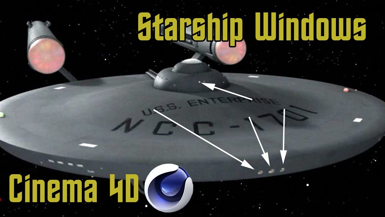 TUTORIAL: Quickly Create Spaceship Windows in Cinema 4D!