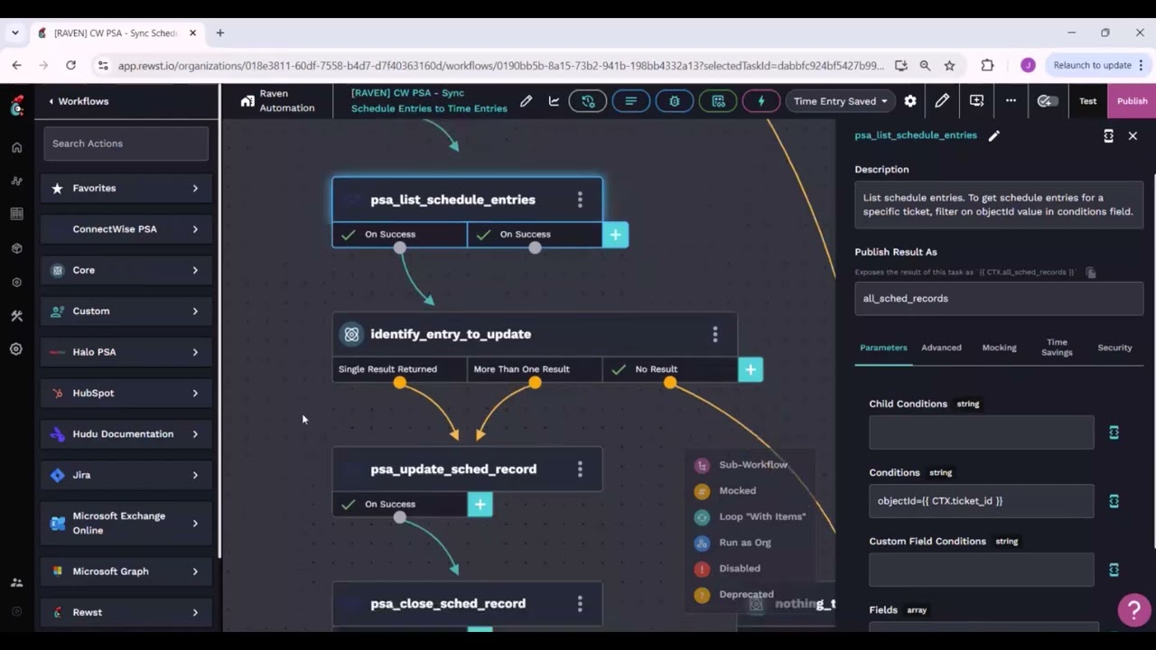 Optimize ConnectWise PSA: Automate Calendar Updates in … - Rewst Optimize ConnectWise PSA: Automate Calendar Updates in … - Rewst