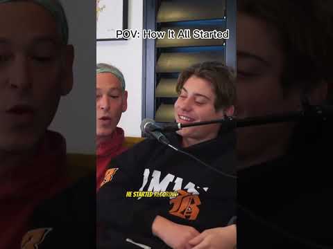 The start of it @AndyFrasco podcast with @matisyahu #matisyahu #oneday #family #pov #newmusic