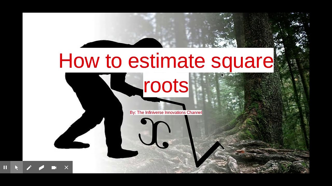 How to estimate square roots - Google Slides