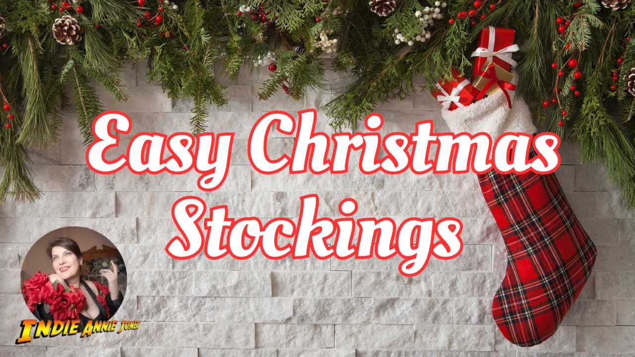 Christmas Stockings Shabby Chic, Cottage Core