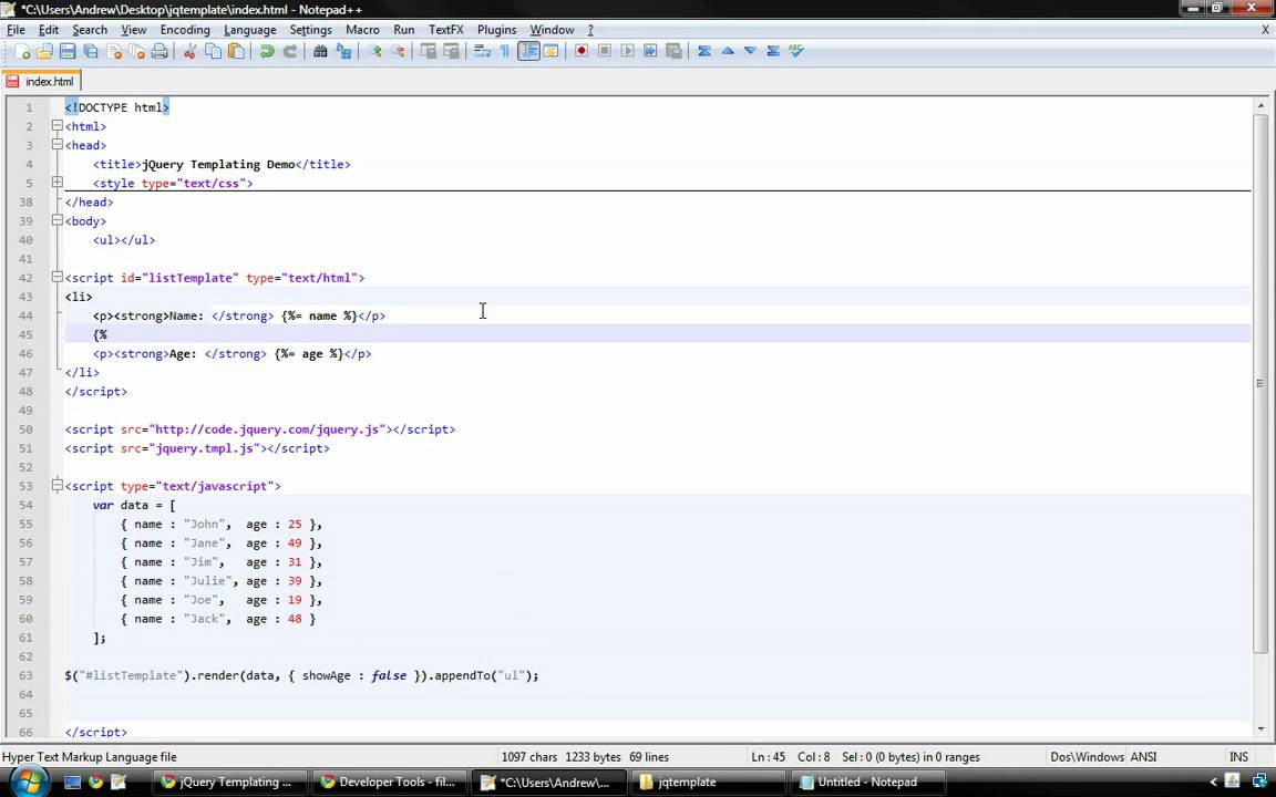 An Introduction to jQuery Templating