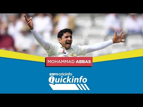 Mohammad Abbas, Pakistan's second-fastest to 50 Test wickets