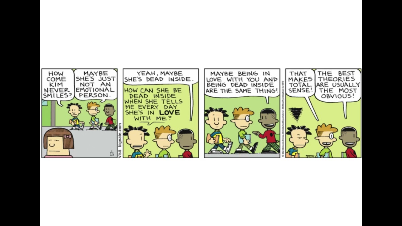 Big Nate Comic strip January 23, 2023
