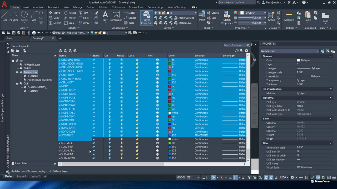 Managing CAD Layers in AutoCAD 2021