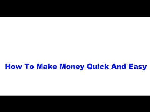 How To Make Money From Home Fast and Easy