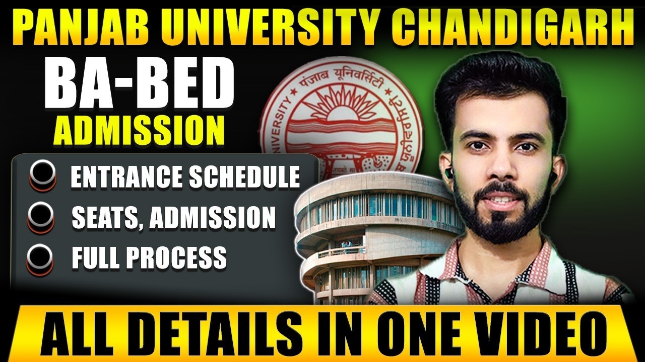 BA-Bed Admission 2026 in Panjab University Chandigarh| Ncet extrance exam and admission form all