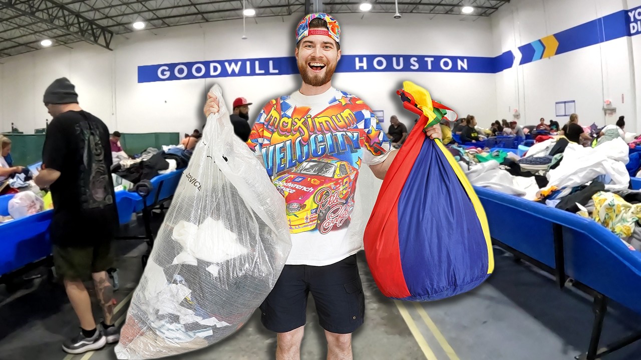 I Raided The New Goodwill Bins Outlet Thrift Store!