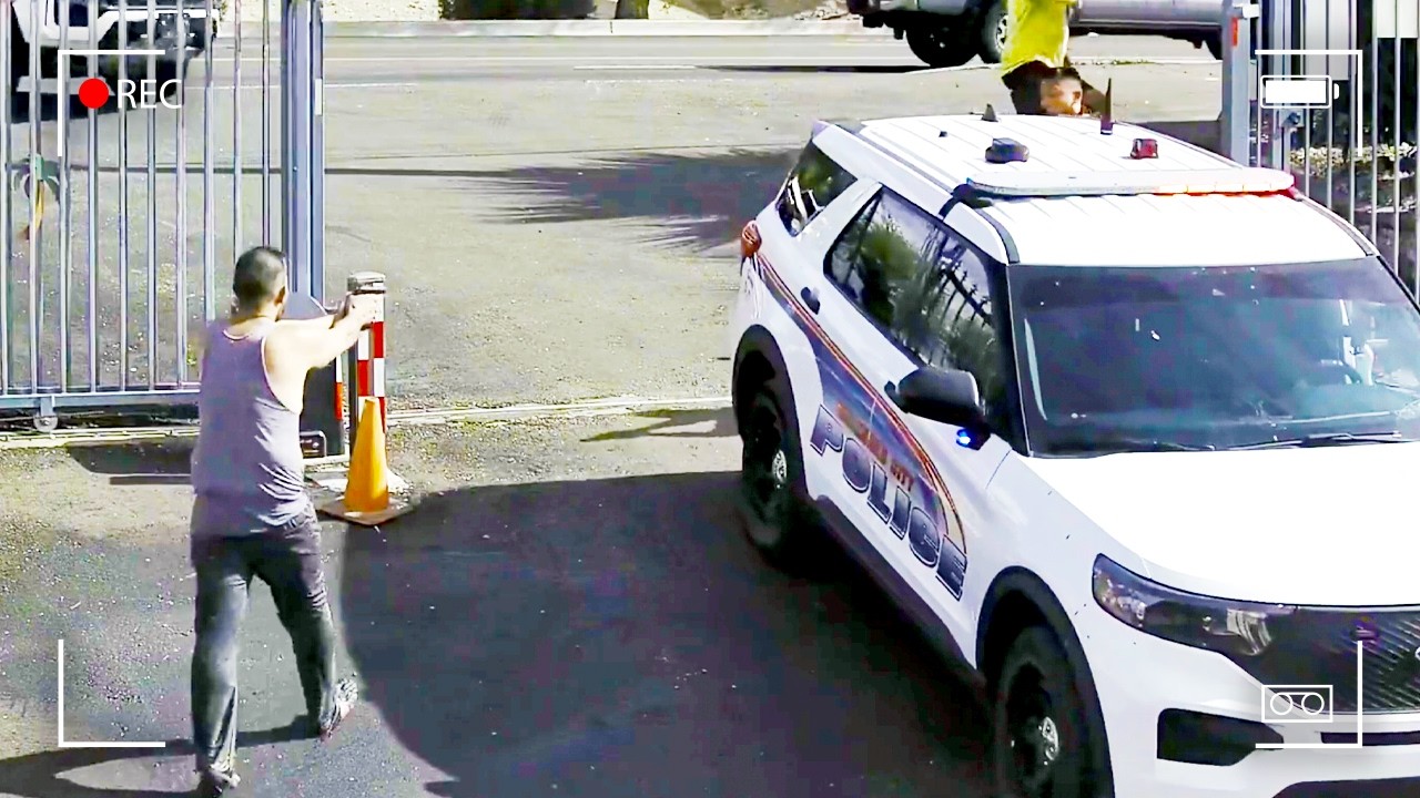 Gunman Opens Fire On Two Cops Point-Blank