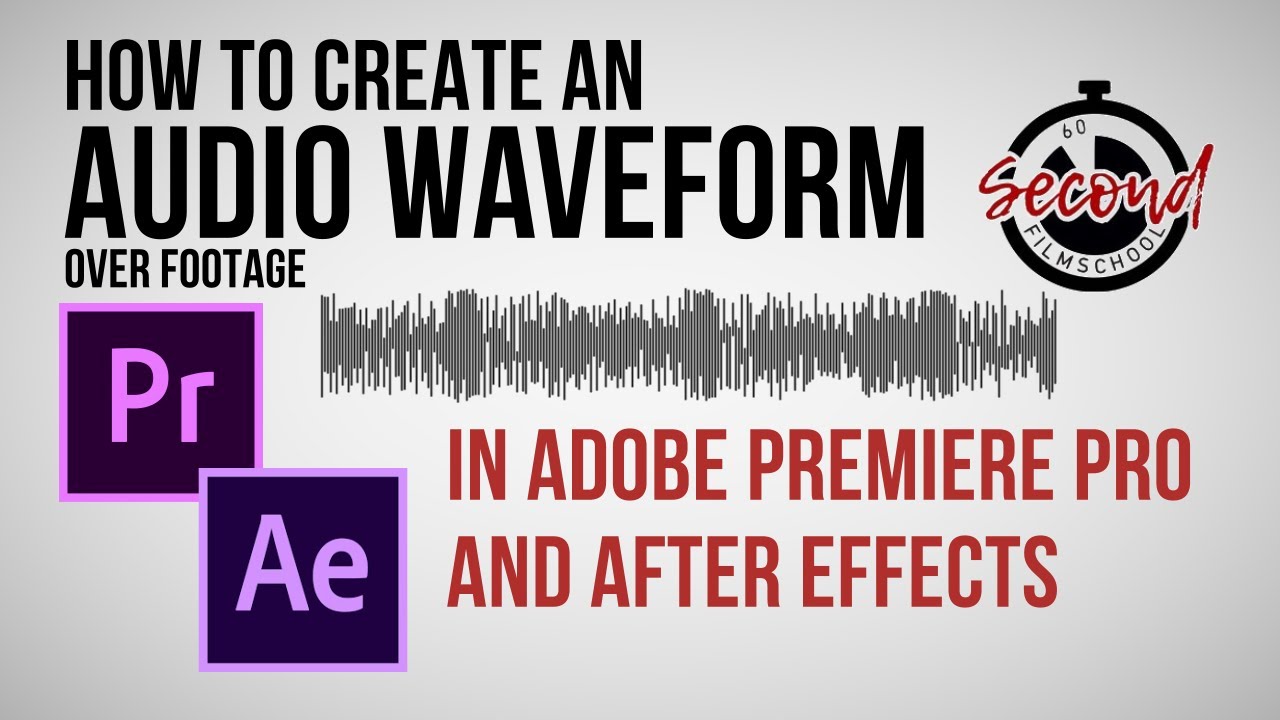 How to Create an Audio Waveform in Adobe Premiere and After Effects (over footage)