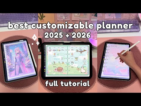 Best Customizable Digital Planner 2025 + 2026 π Full Tutorial | iPad & Android
