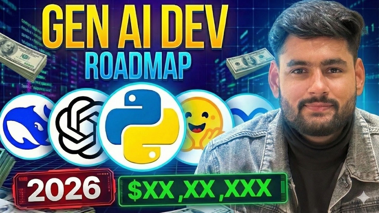 GenAI For Developers Roadmap 2026 | Become a AI developer
