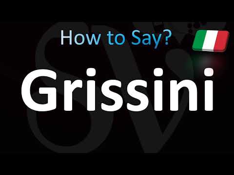 How to Pronounce ''Grissini'' Correctly! (Italian)