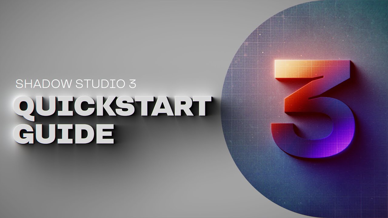 Shadow Studio 3  for After Effects Quickstart Guide