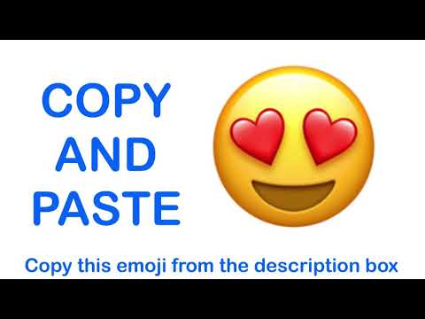 Smiling Face with Heart Eyes EMOJI ( APPLE ) - COPY and PASTE EMOJIS 😍