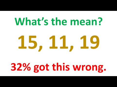 Real state exam question on means (#1). 5th Grade Math.