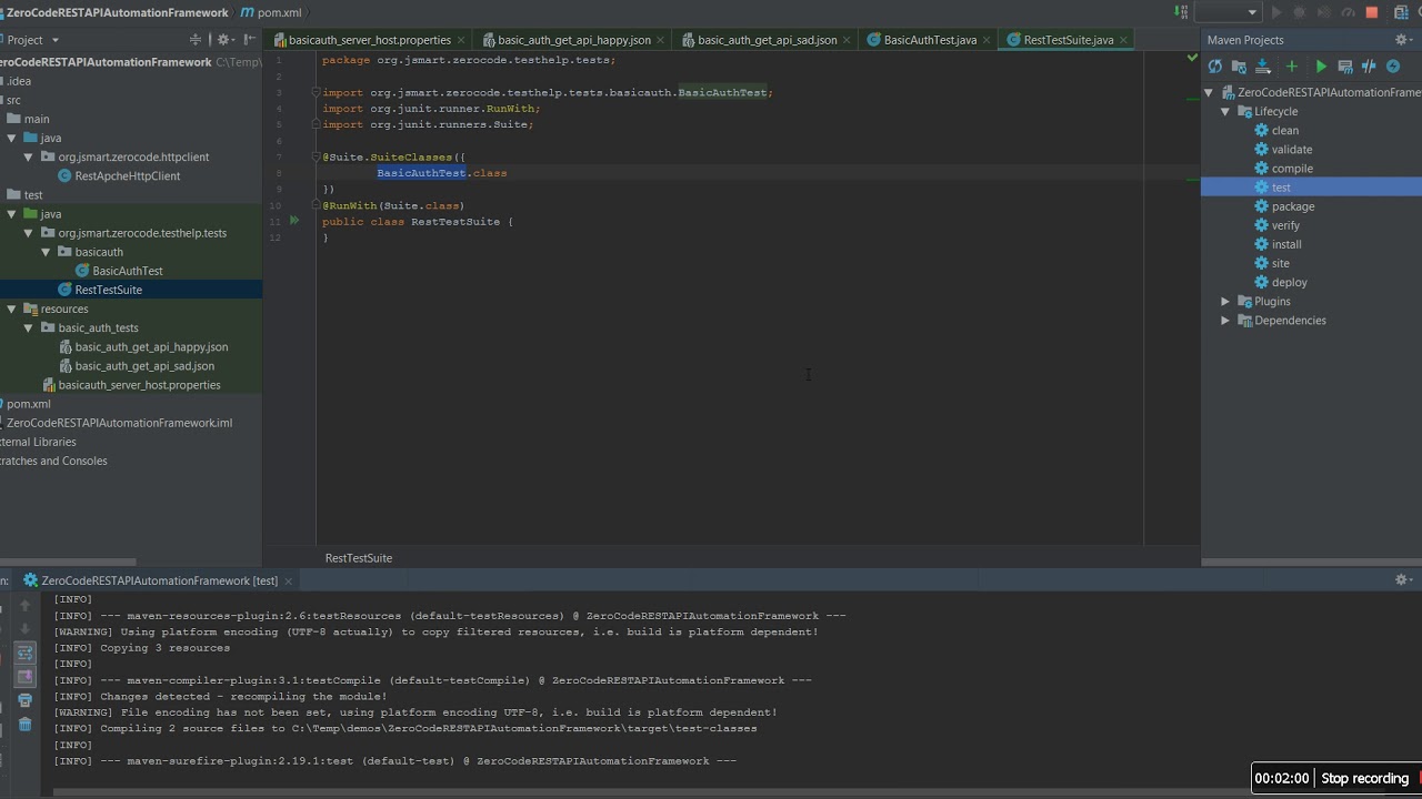 ZeroCode: RESTful Testing with test cases in JSON