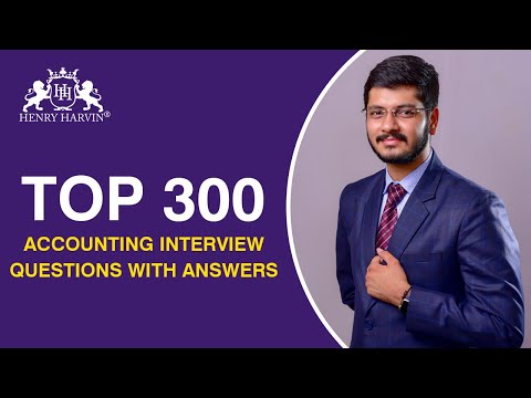 Top 300 Accounting Interview Questions by Henry Harvin CEO Kounal Gupta