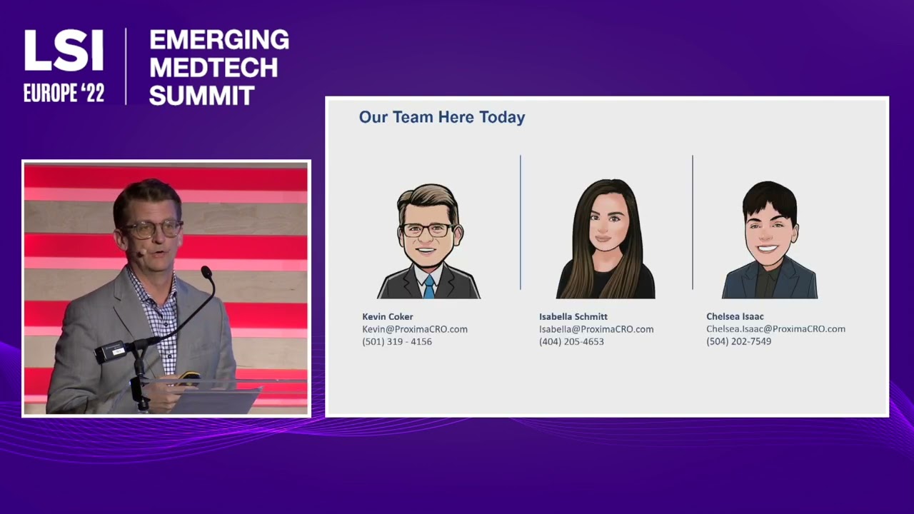 Kevin Coker, Proxima Clinical Research - Medtech Contract Research ...