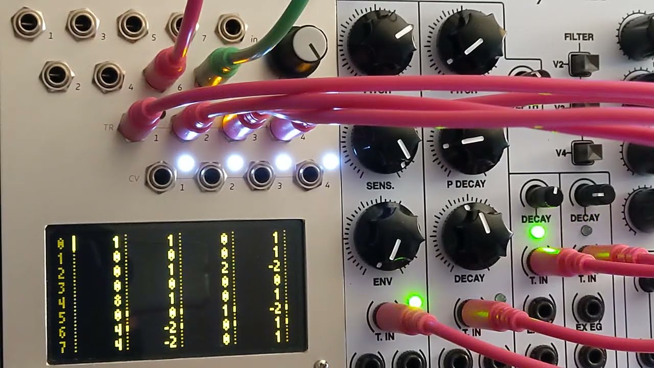 A tour of my Teletype trigger sequencer (with Arcaico Zaar)